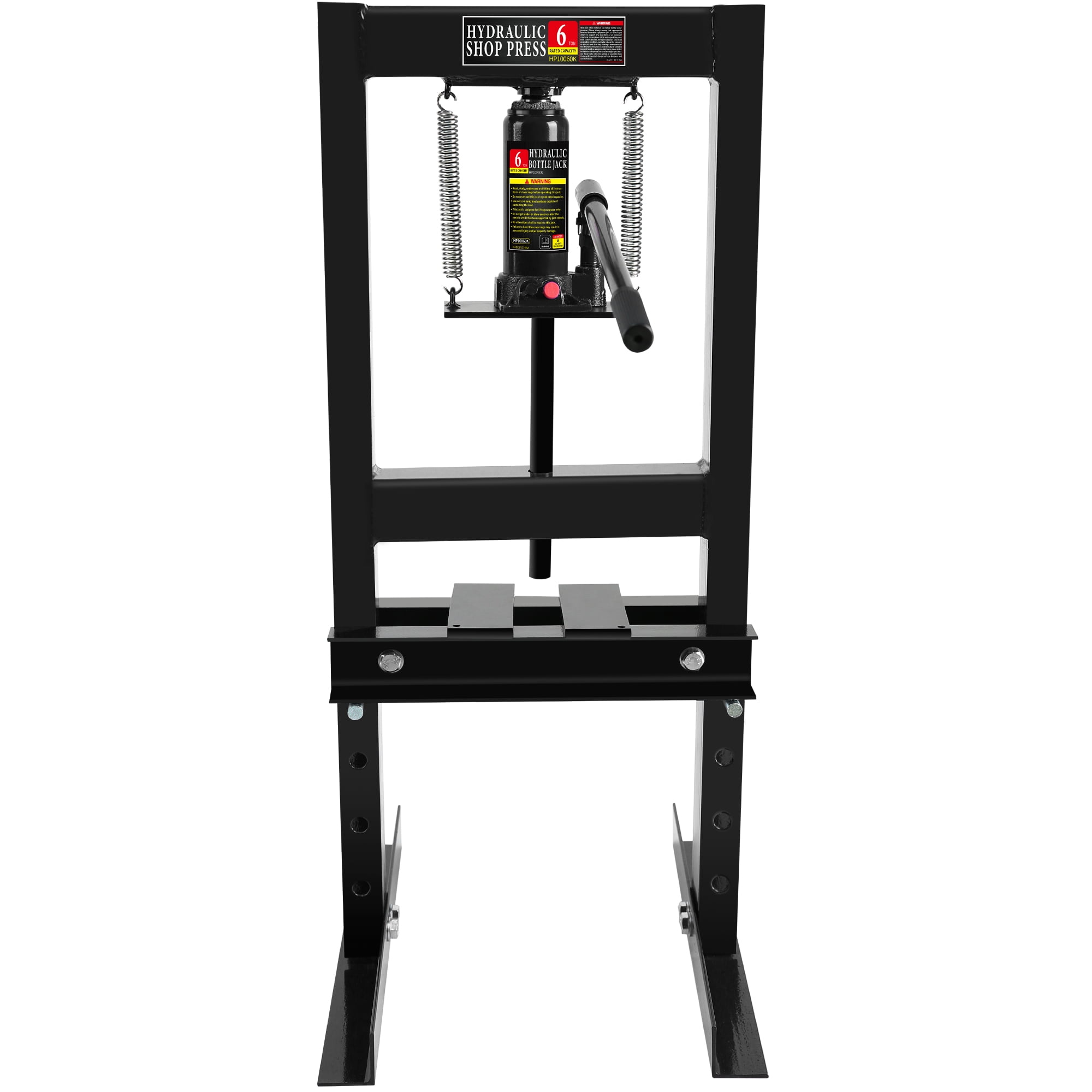 6 Ton Hydraulic Shop Press, H-Frame Bearing Press with Adjustable ...