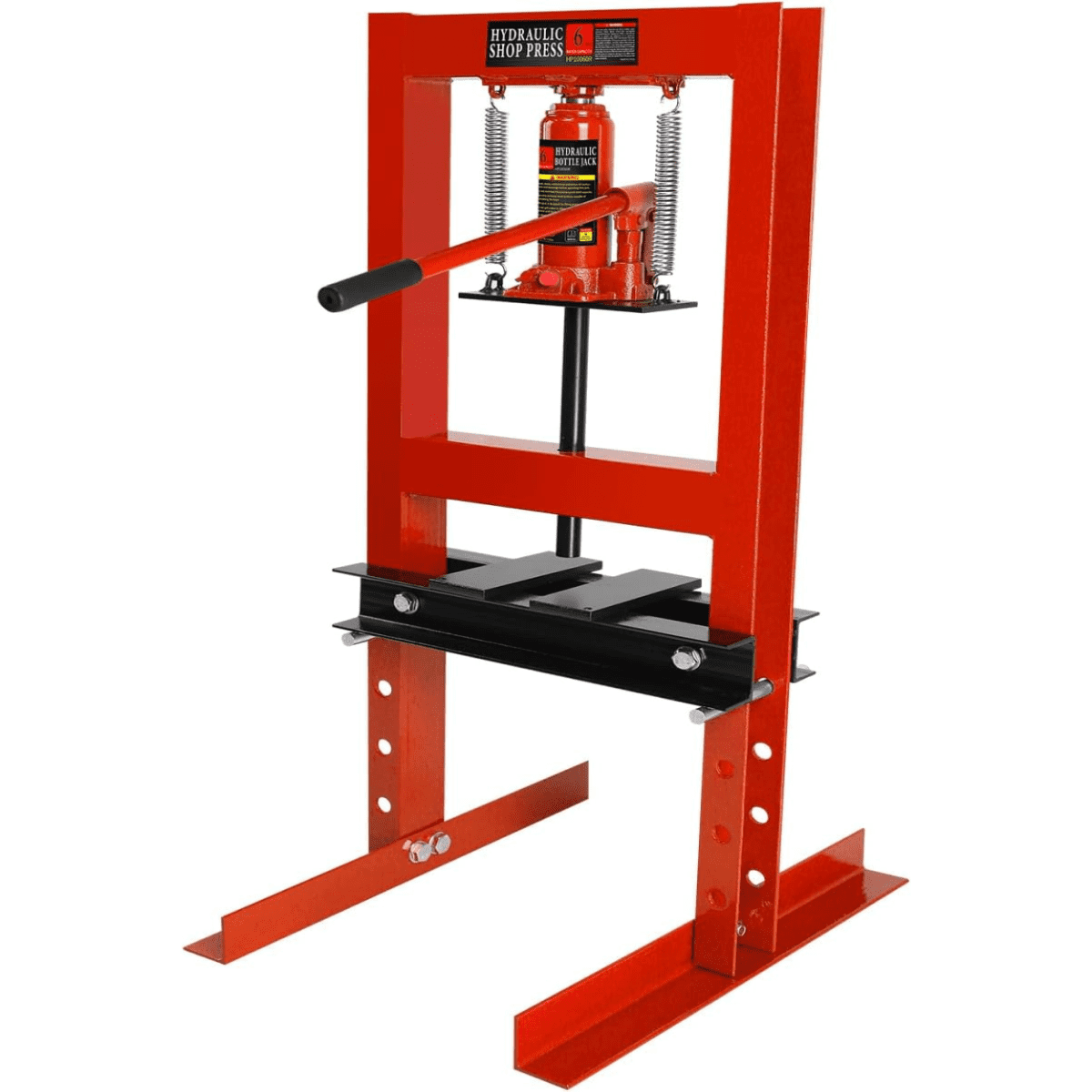 6 Ton Hydraulic Shop Press,Heavy Duty H-Frame Benchtop Garage Floor ...