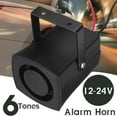 6 Tones Car Police Fire Alarm Horn 12-24V Warning Loud Sound Truck Boat ...