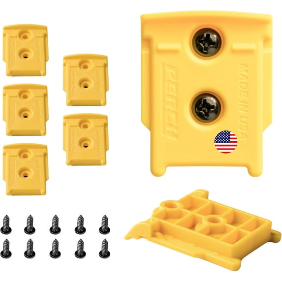 6 Tool Holder Wall Mount for 20v/60v Cordless Tools - Snap Fit Drill ...