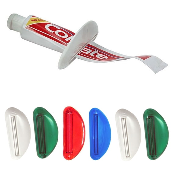 Generic Toothpaste Squeezer Tube Dispenser 6 Pack Plastic Rolling ...