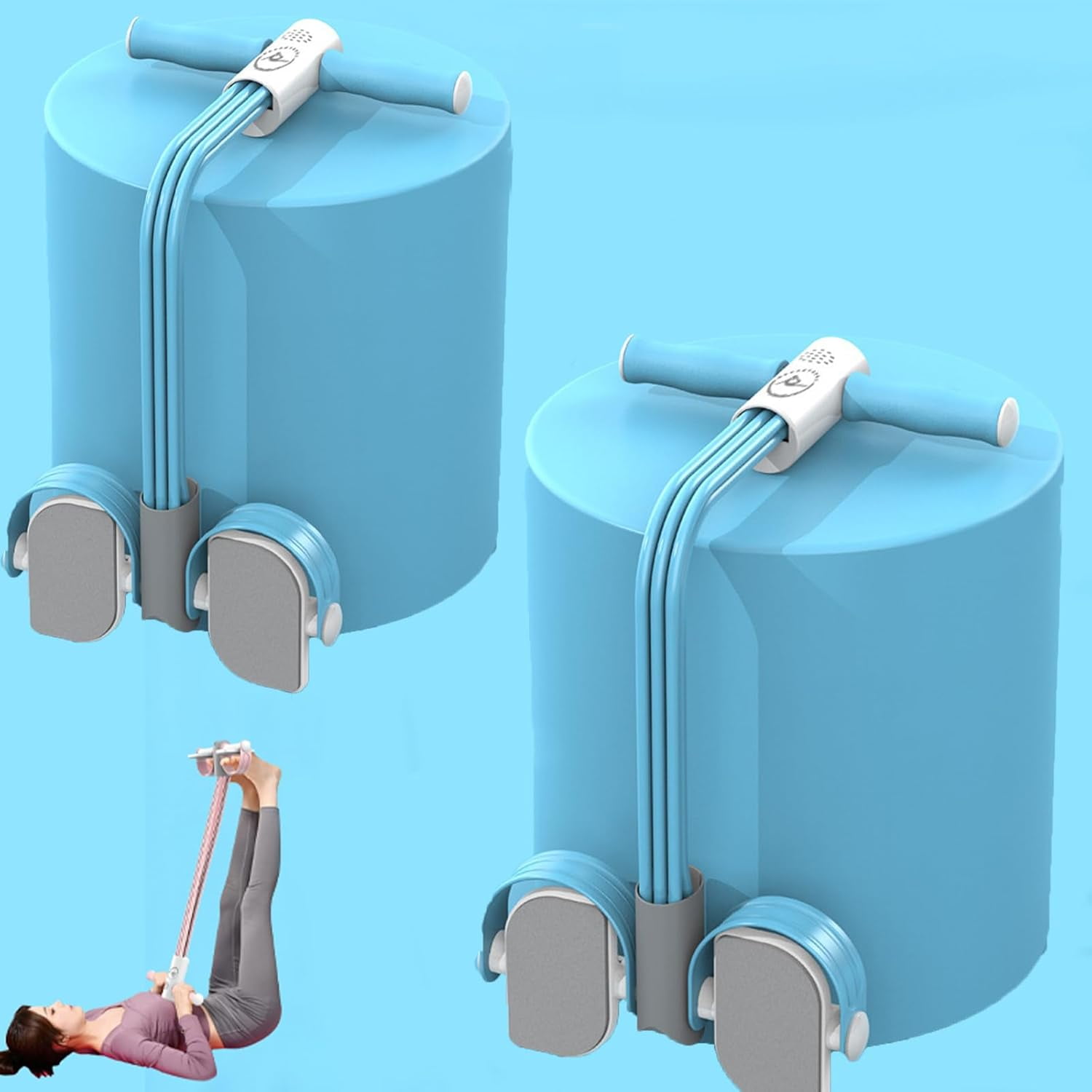 6 Tube Multifunctional Pedal Puller Resistance Rope, Foot Pedal ...