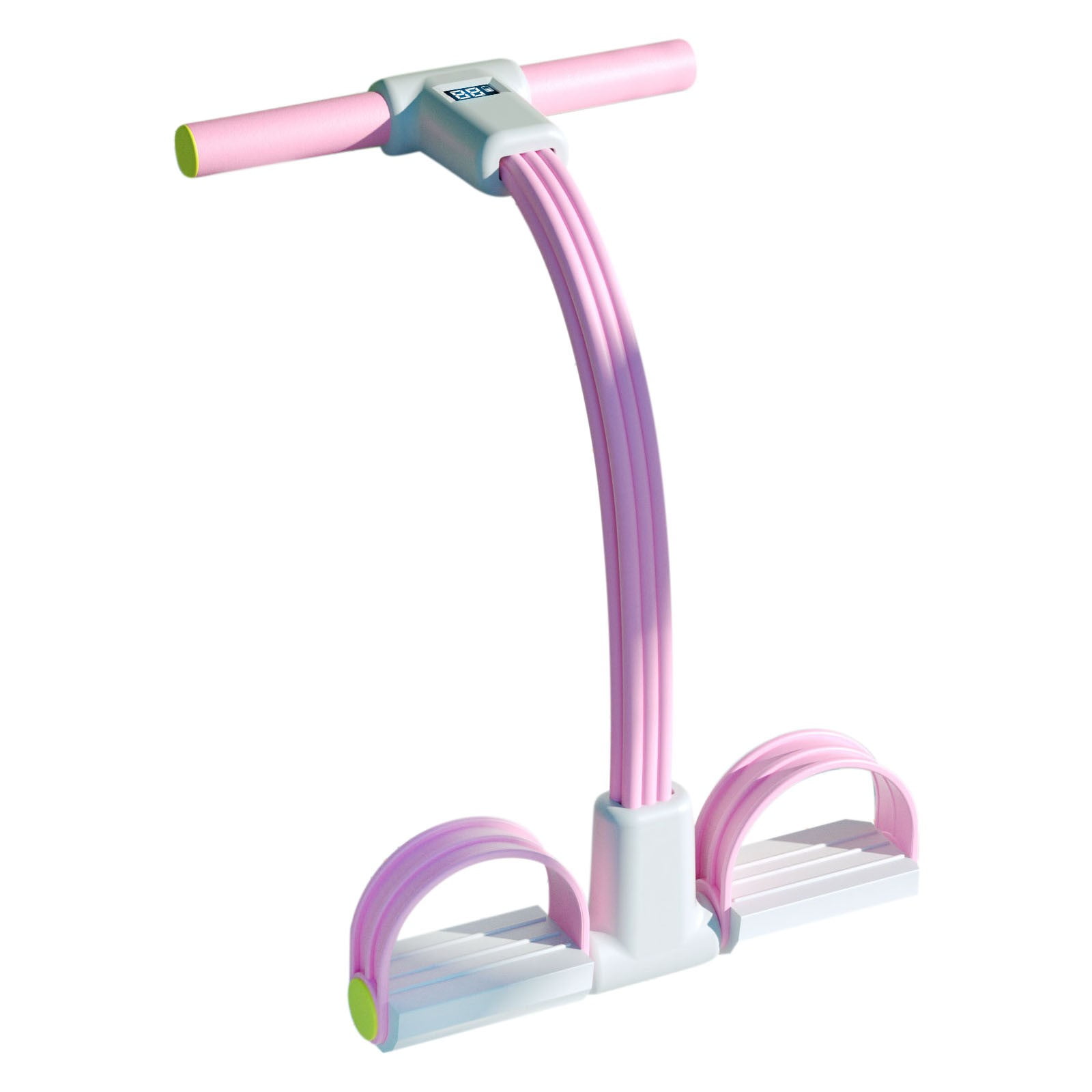 6-Tube Pedal Resistance Band, Premium Elastic Tension Rope for Full ...