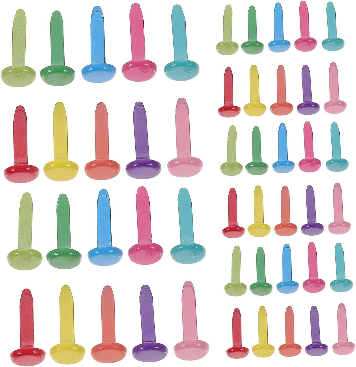 6 Two-legged Nails Kids Arts and Crafts for Kids DIY Crafts Round Paper ...