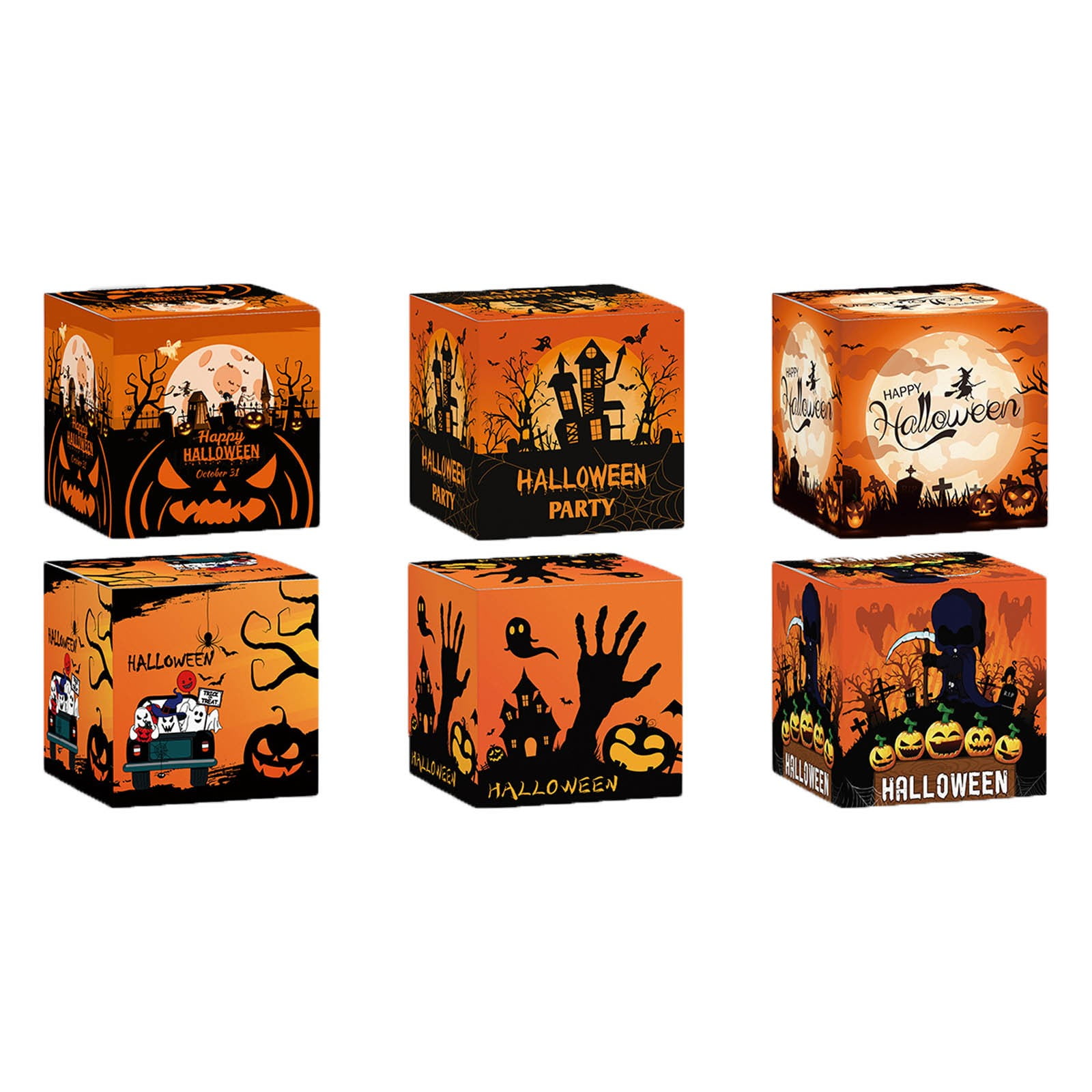 6 Types Halloween Surprise Gif Ts Bo X 6pcs For M Oney Snack Candy ...