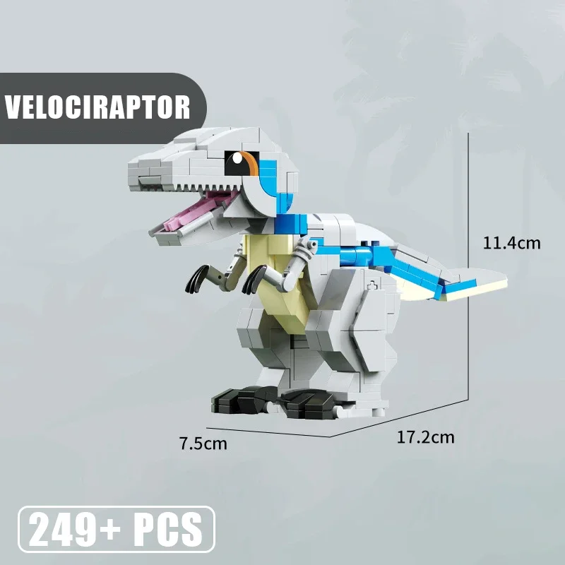 6 Types Jurassic MOC Dinosaur World Tyrannosaurus Rex ...