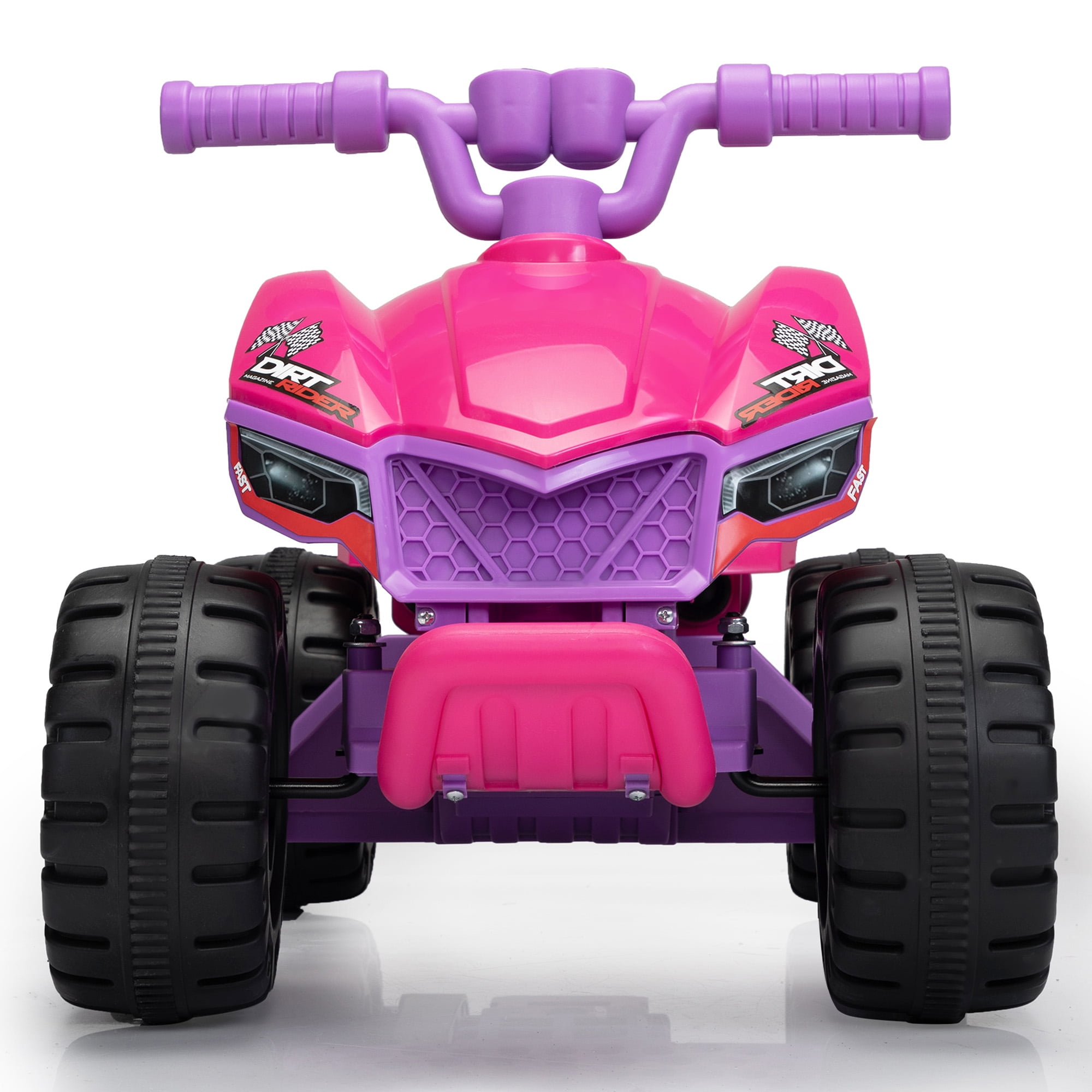 Sesslife 6V Kids ATV Ride on Toy with LED Lights, MP3, Bluetooth, USB ...