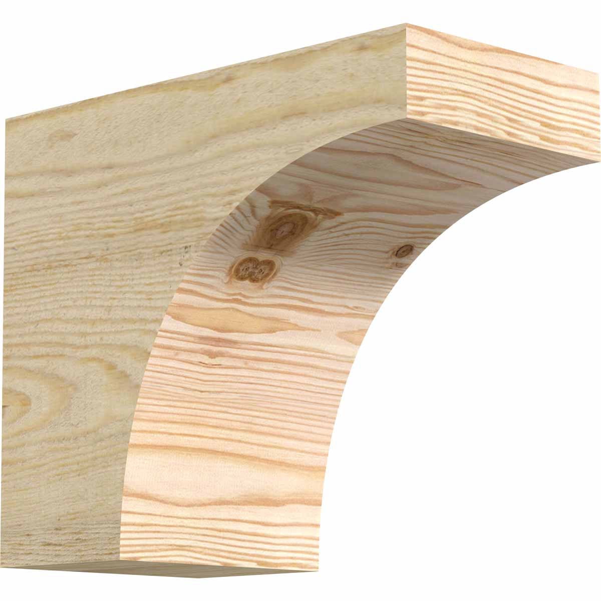 6"W x 10"H x 12"L Huntington Rough Sawn Rafter Tail, Douglas Fir ...