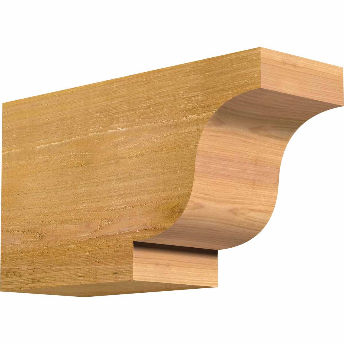6"W x 10"H x 18"L Newport Rough Sawn Rafter Tail, Western Red Cedar ...