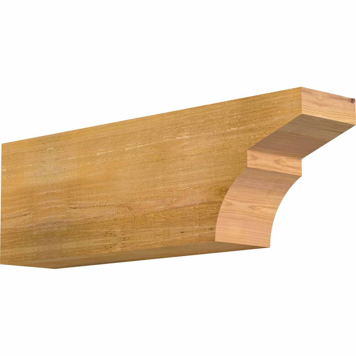 6"W x 10"H x 32"L Monterey Rough Sawn Rafter Tail, Western Red Cedar ...