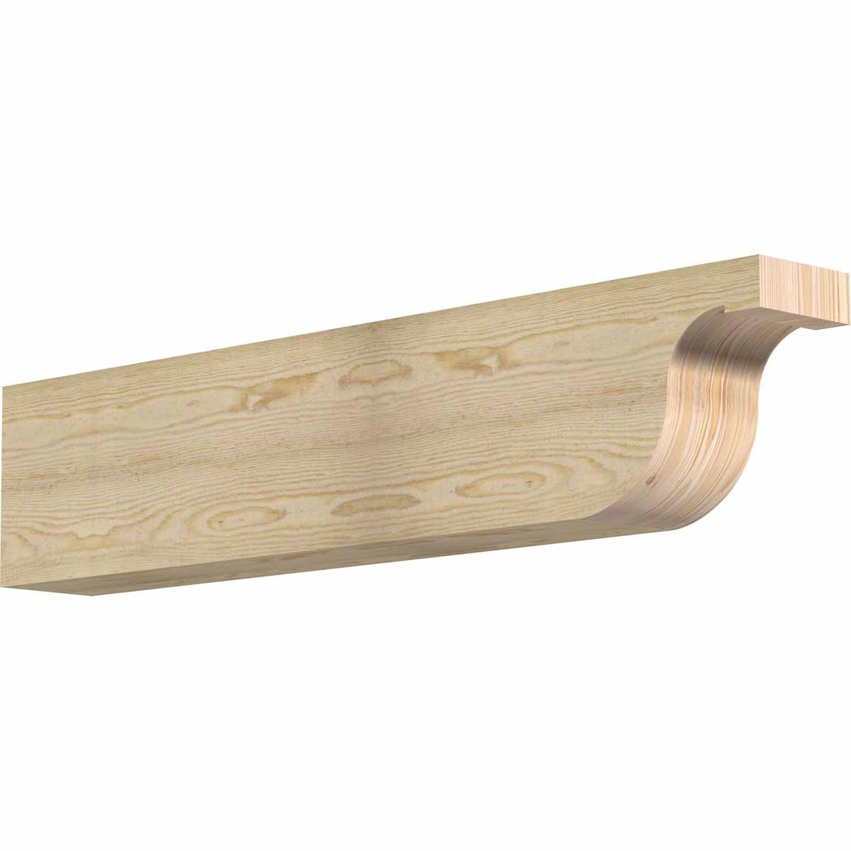 6"W x 10"H x 48"L Del Monte Rough Sawn Rafter Tail, Douglas Fir ...