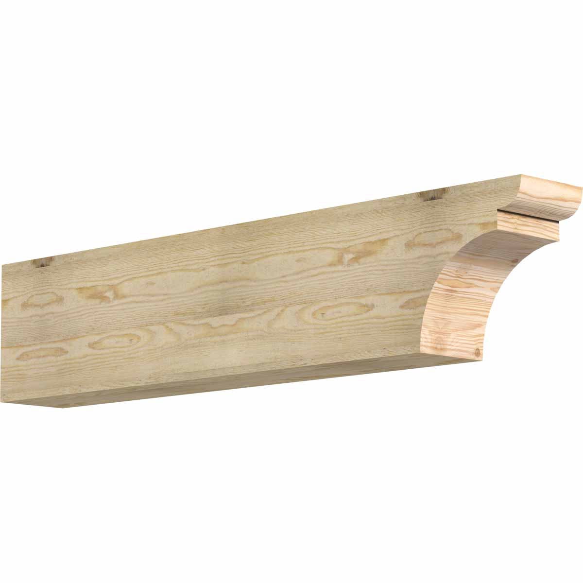 6"W x 10"H x 48"L Yorktown Rough Sawn Rafter Tail, Douglas Fir ...