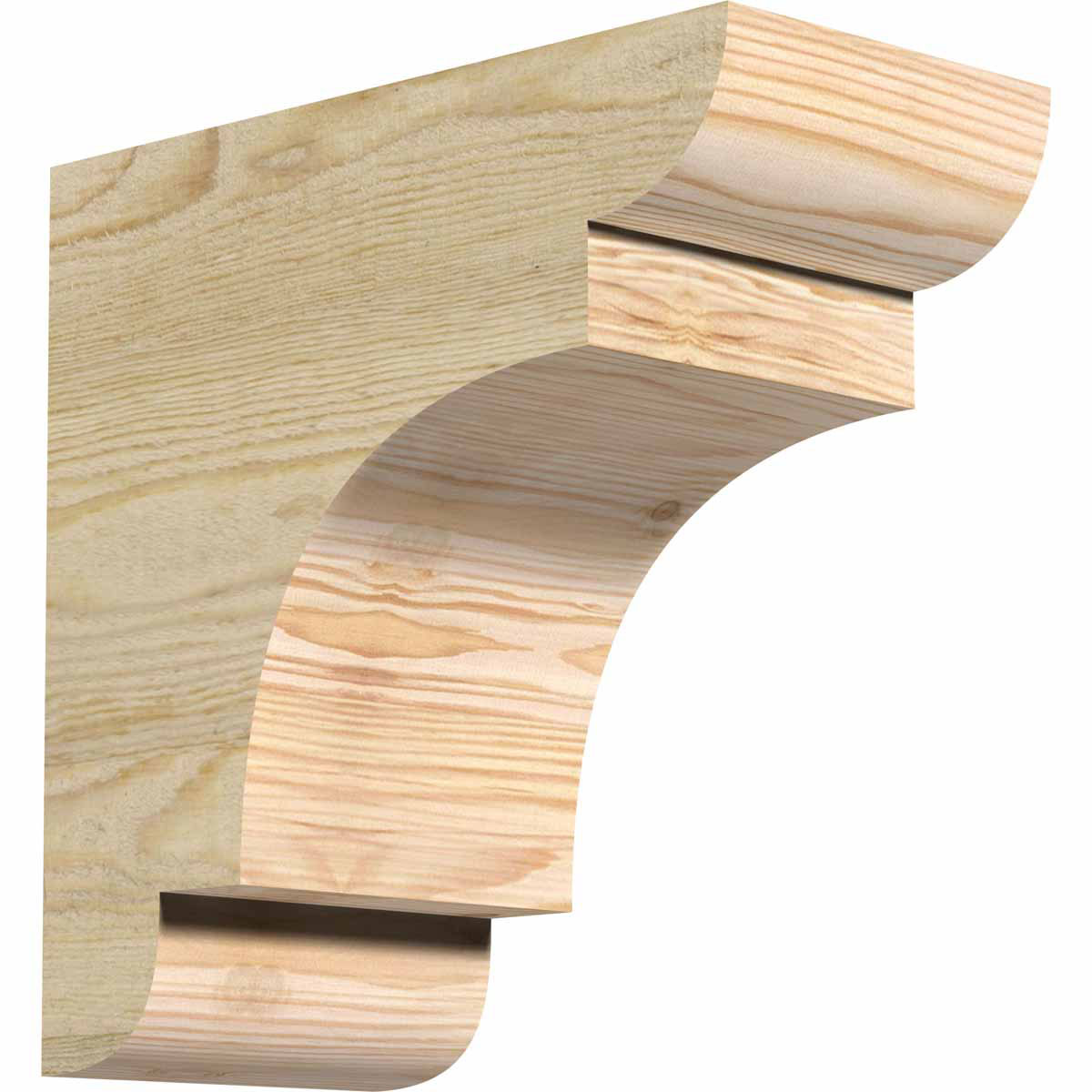 6"W x 12"H x 12"L New Brighton Rough Sawn Rafter Tail, Douglas Fir ...