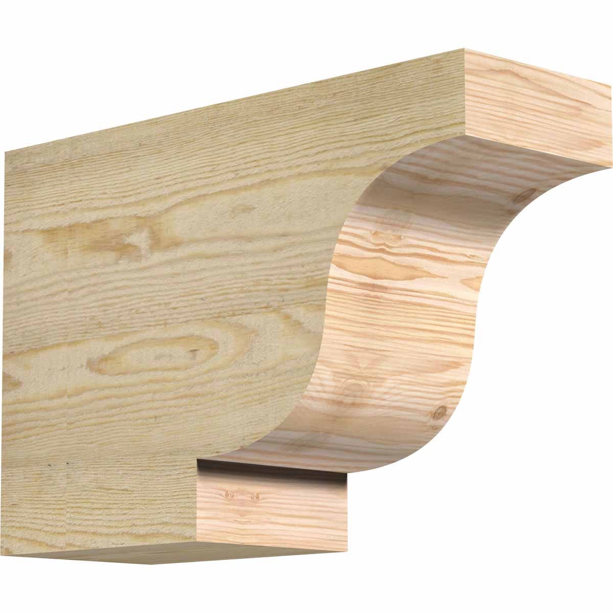 6"W x 12"H x 18"L Newport Rough Sawn Rafter Tail, Douglas Fir - Walmart.com