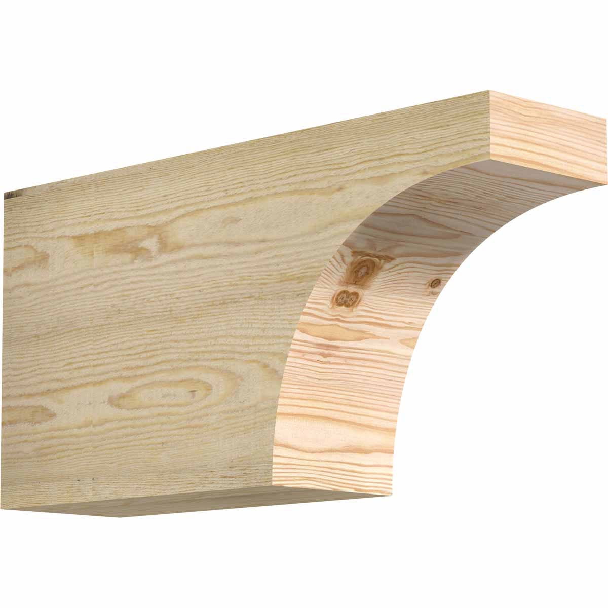 6"W x 12"H x 24"L Huntington Rough Sawn Rafter Tail, Douglas Fir ...