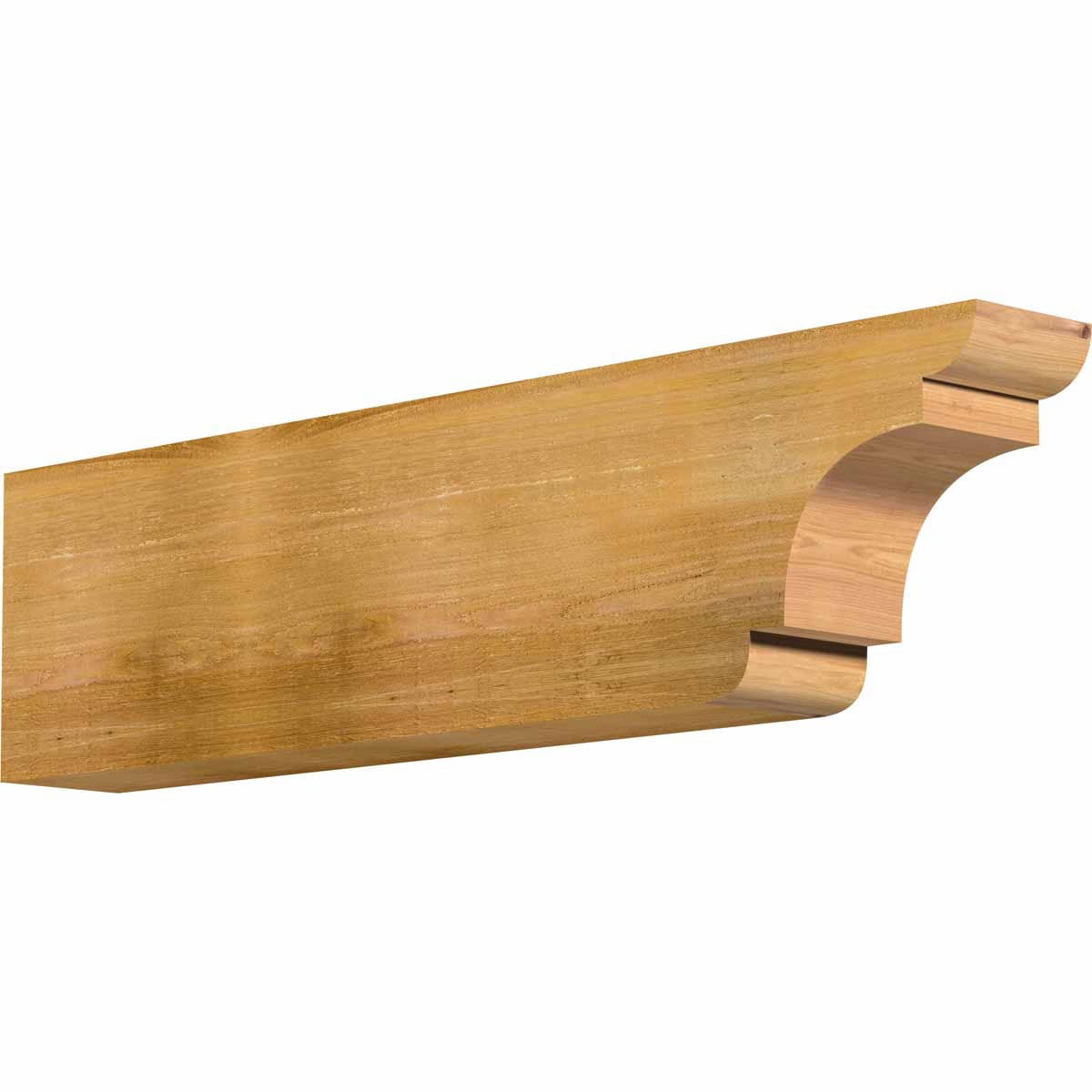 6"W x 12"H x 48"L New Brighton Rough Sawn Rafter Tail, Western Red ...