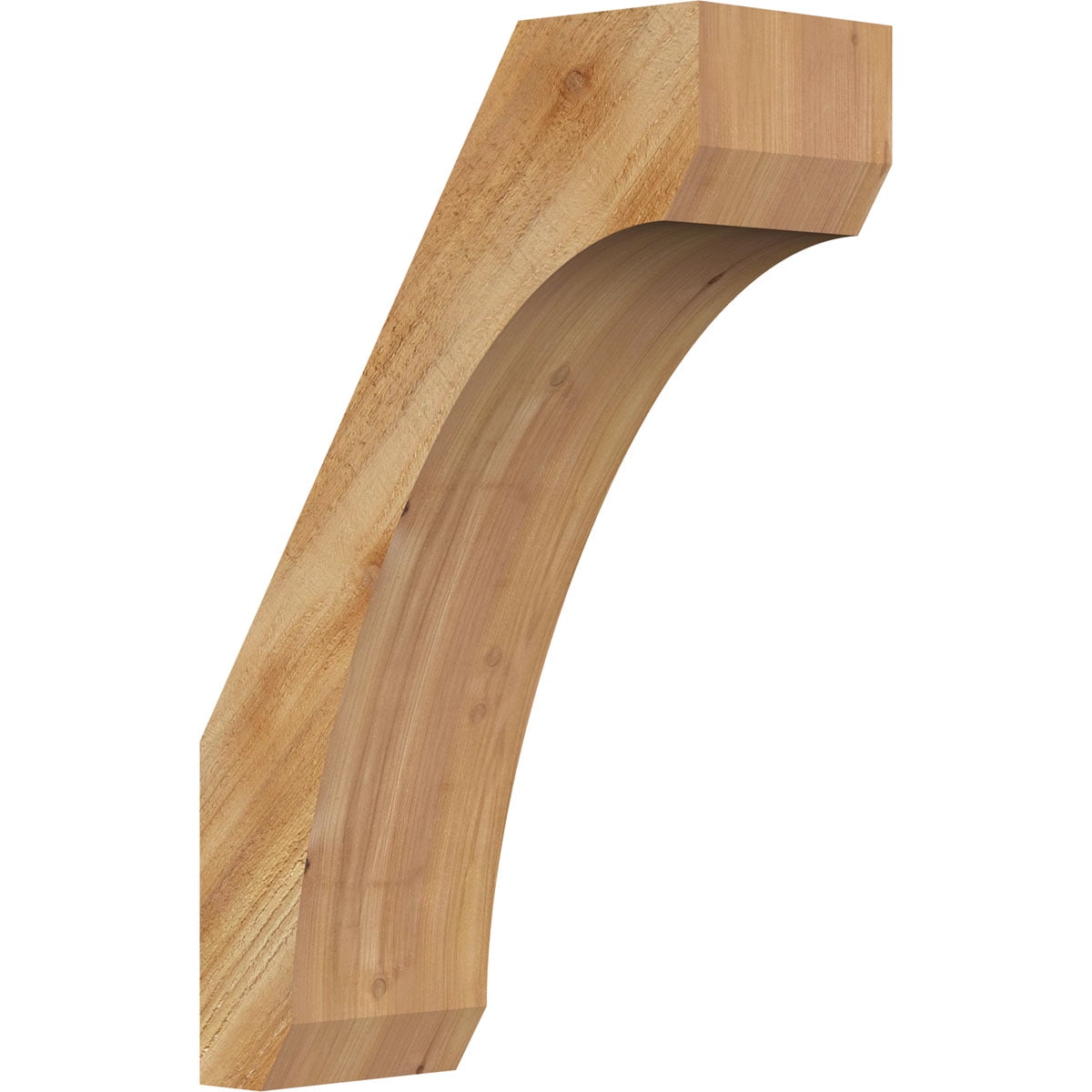 6"W x 14"D x 22"H Legacy Rough Sawn Knee Brace, Western Red Cedar ...