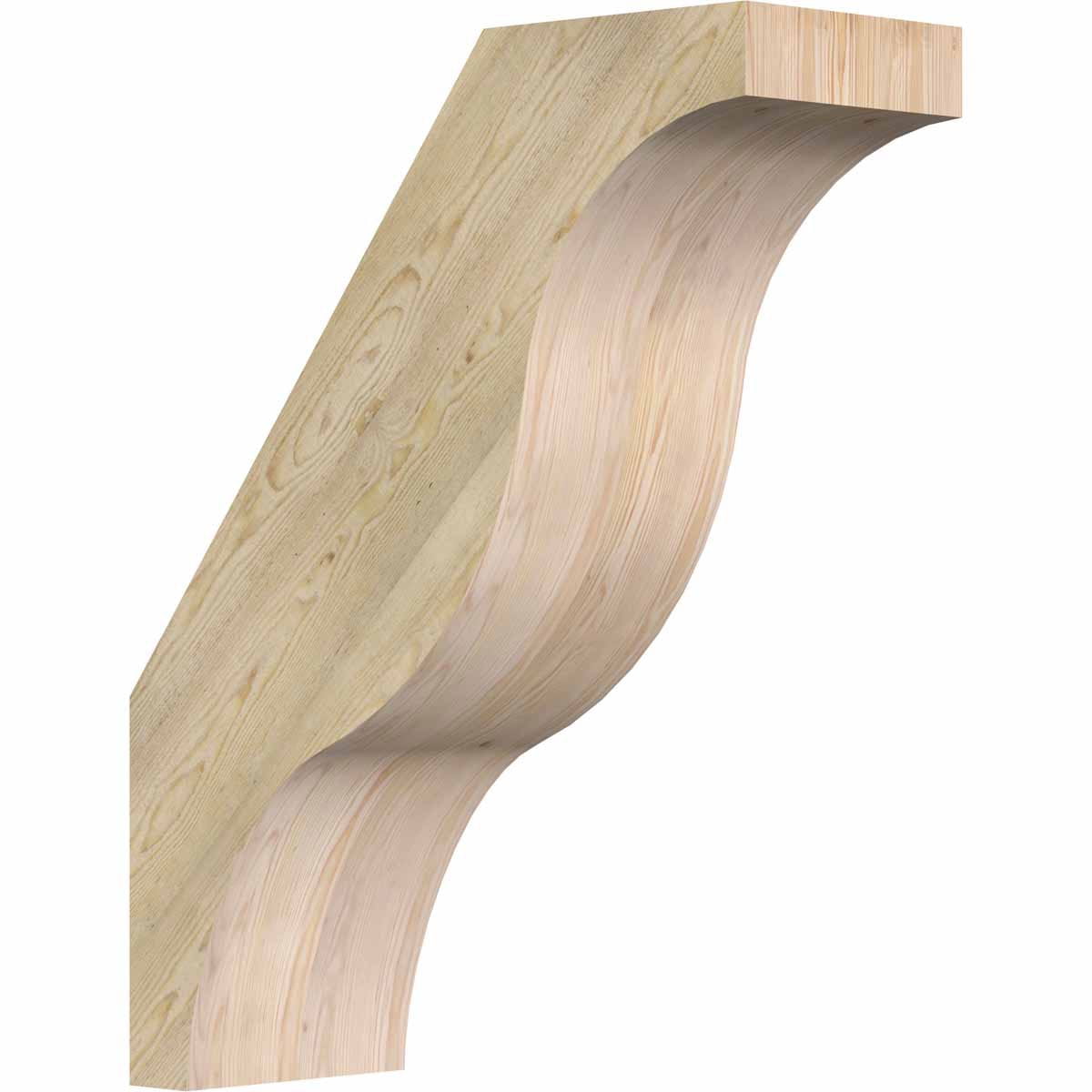 6"W x 16"D x 20"H Funston Rough Sawn Brace, Douglas Fir - Walmart.com