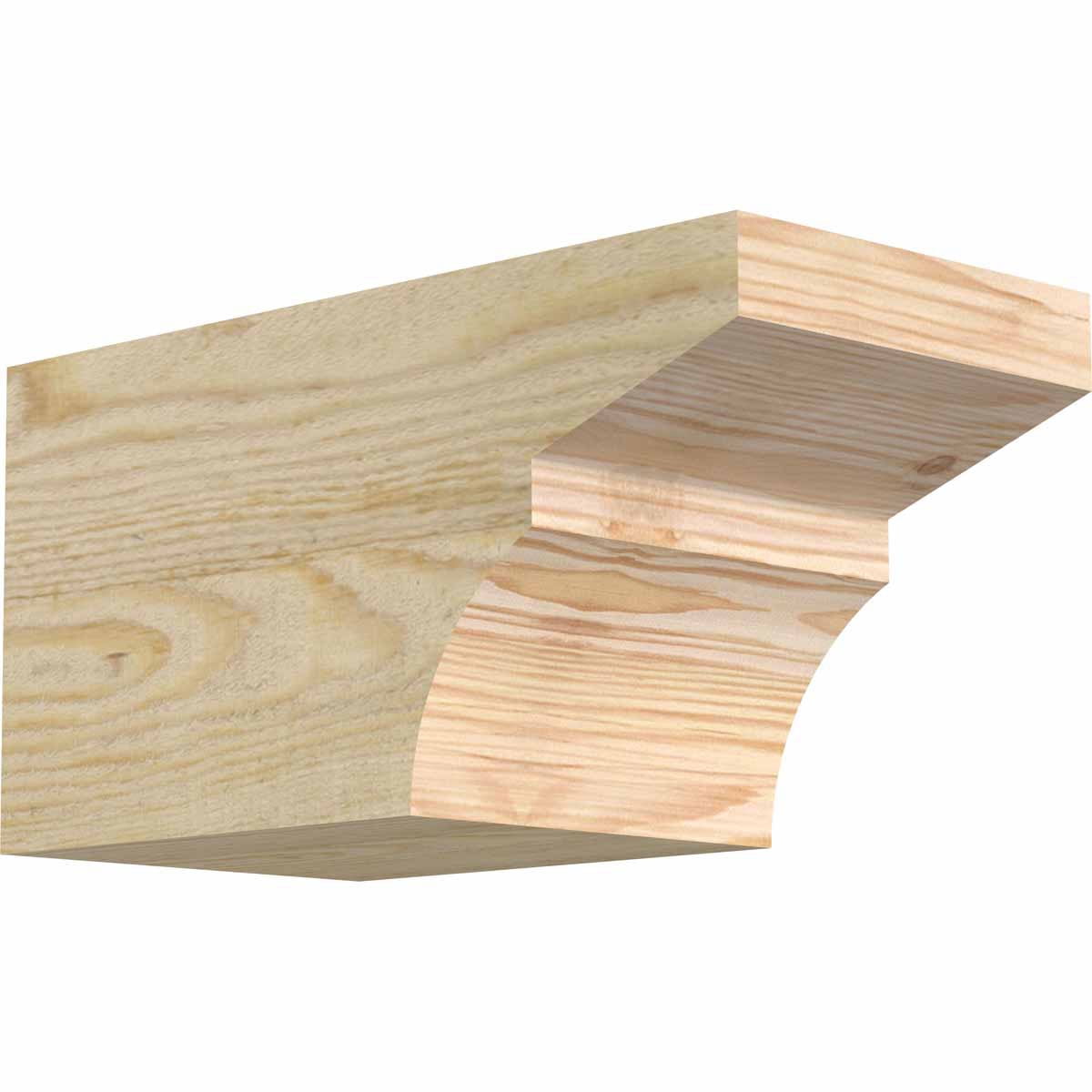 6"W x 6"H x 12"L Monterey Rough Sawn Rafter Tail, Douglas Fir - Walmart.com