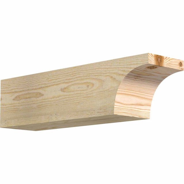 6"W x 6"H x 24"L Huntington Rough Sawn Rafter Tail, Douglas Fir ...