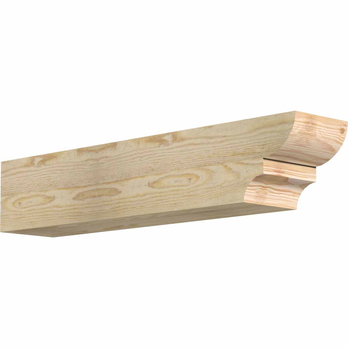 6"W x 6"H x 32"L Ridgewood Rough Sawn Rafter Tail, Douglas Fir ...
