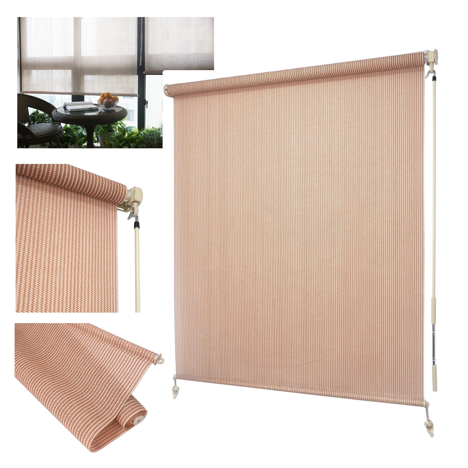 Roll-Up Outdoor Blinds & Shades in Outdoor Blinds & Shades - Walmart.com