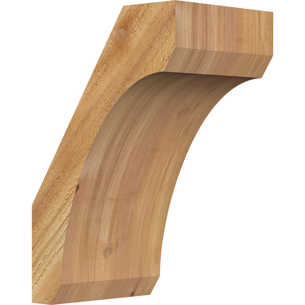 6"W x 8"D x 12"H Legacy Rough Sawn Knee Brace, Western Red Cedar ...