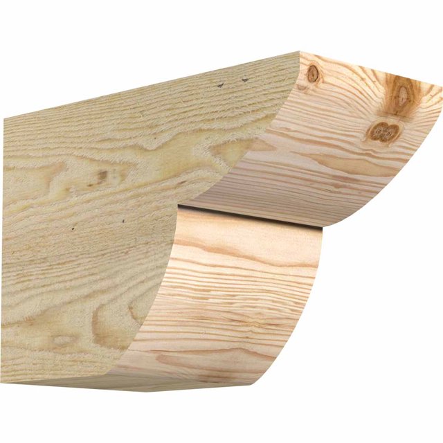 6"W x 8"H x 12"L Crestline Rough Sawn Rafter Tail, Douglas Fir ...