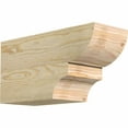 6"W x 8"H x 16"L Ridgewood Rough Sawn Rafter Tail, Douglas Fir ...