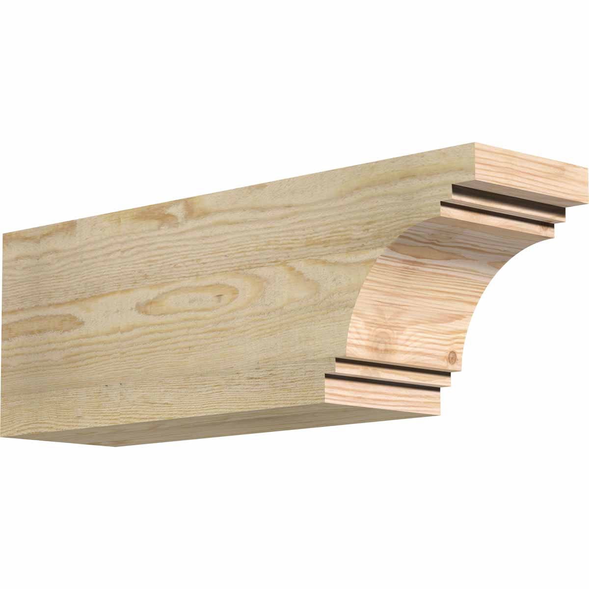 6"W x 8"H x 24"L Pescadero Rough Sawn Rafter Tail, Douglas Fir ...