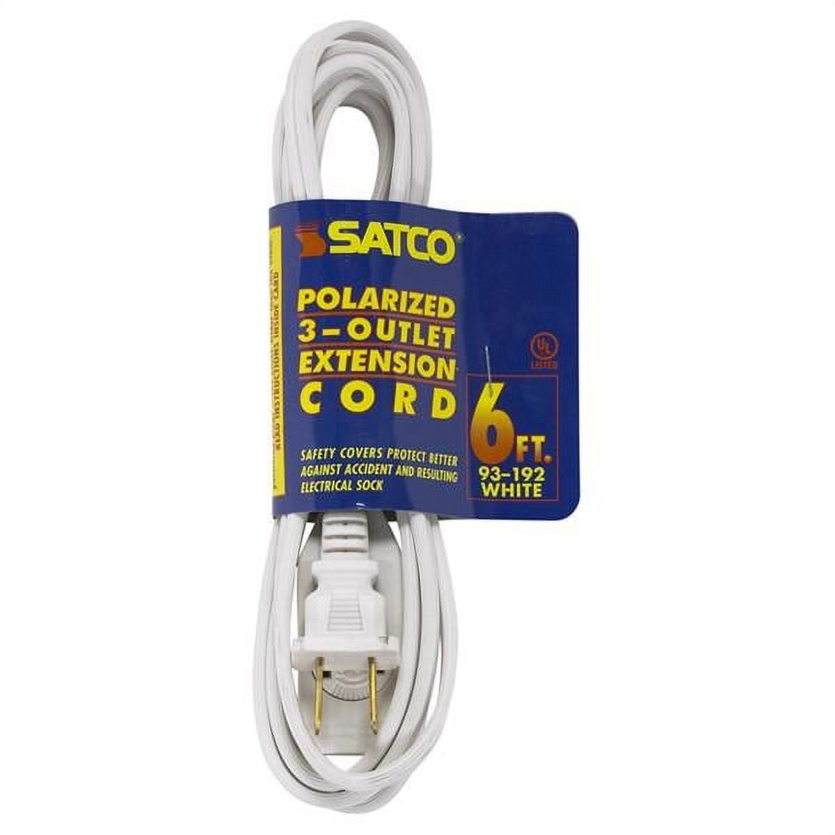 6' WHT EXTENSION CORD 16/2 - Walmart Business Supplies