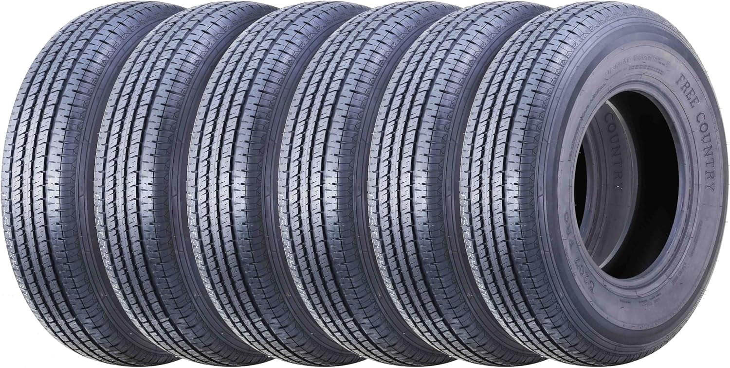 WINDA 6 Premium Trailer Tires ST235 80R16 Radial 10PR Load Range E ...