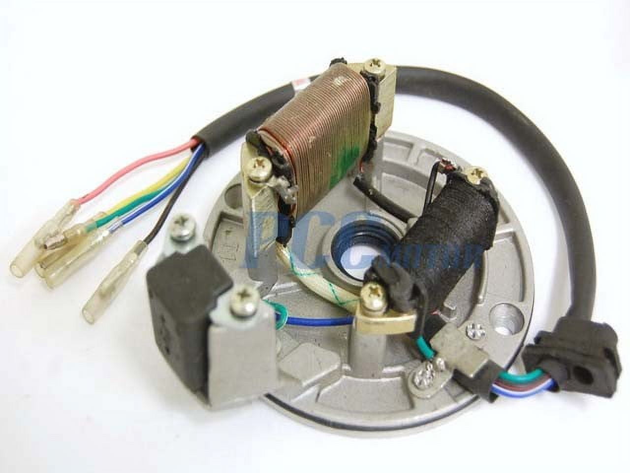 6 WIRES IGNITION STATOR MAGNETO PLATE 125CC PIT BIKE IS01 - Walmart.com