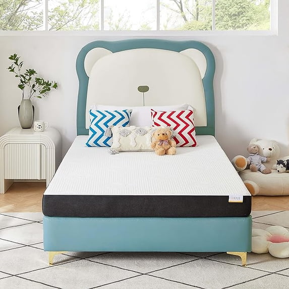 6" Waterproof Gel Memory Foam Kids Mattress Medium-Firm,TwinXL ...