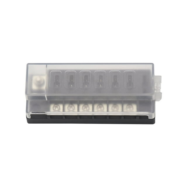 6-Way 32V DC 100A Compact Fuse Box with Single Input and 6 Outputs ...