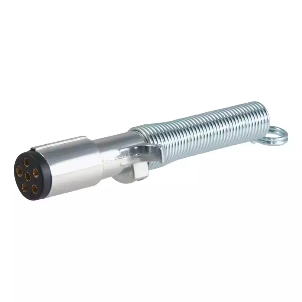6-Way round Connector Plug with Spring (Trailer Side) - Walmart.com