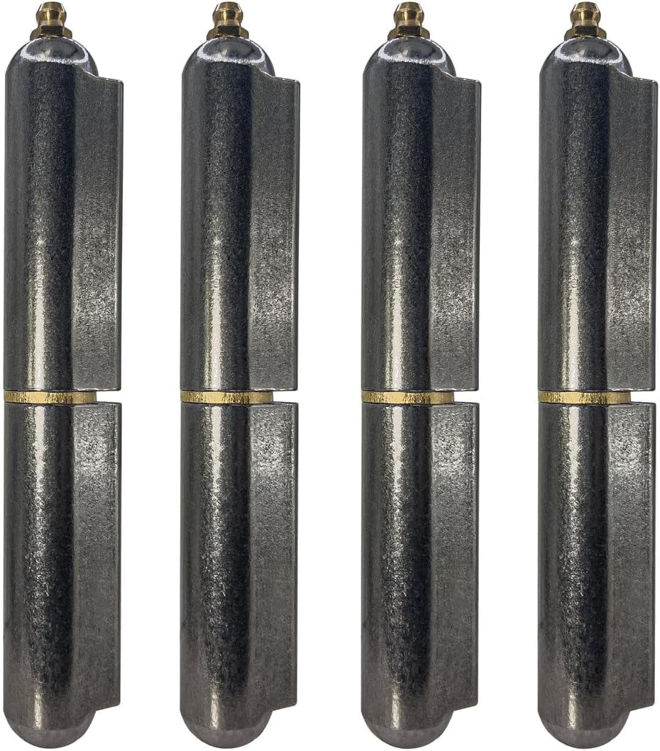 6” Weldable Bullet Hinges – Heavy Duty Barrel Hinges – Weld On Gate ...