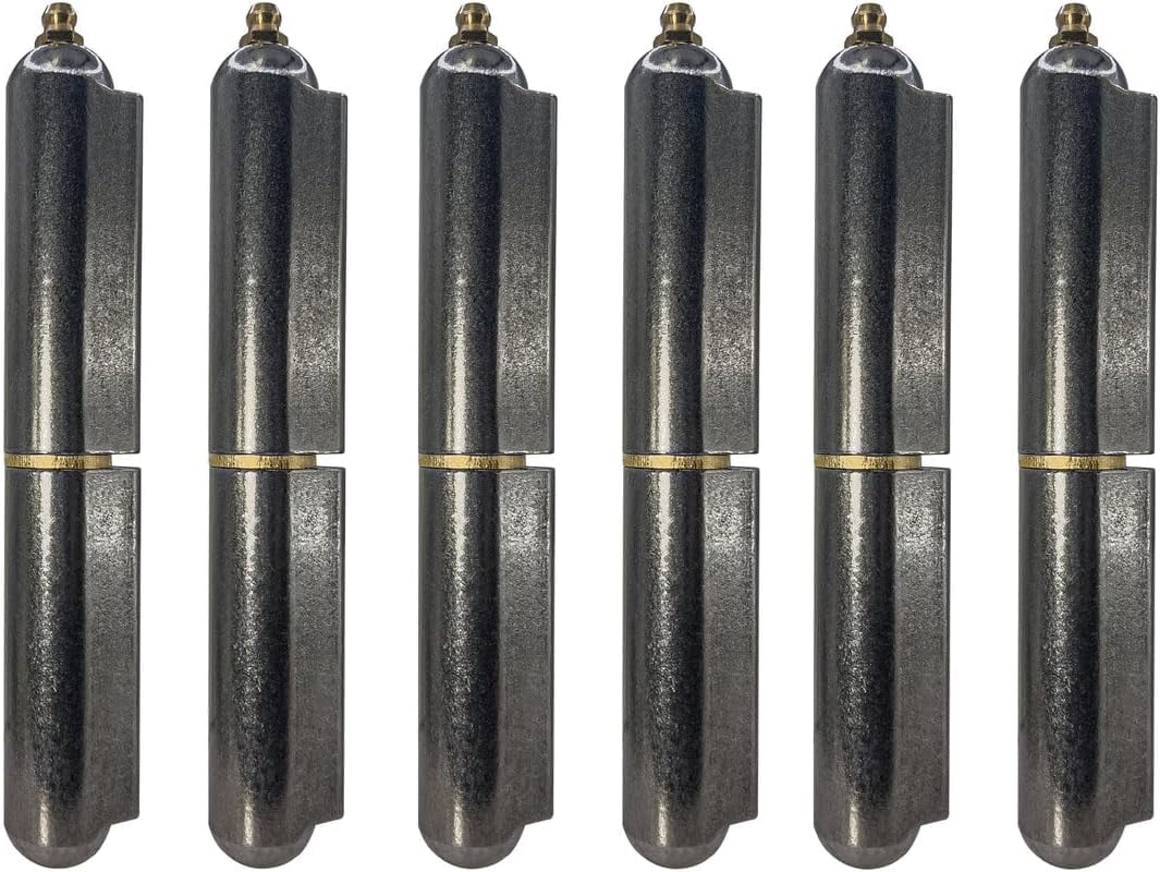 6” Weldable Bullet Hinges – Heavy Duty Barrel Hinges – Weld On Gate ...