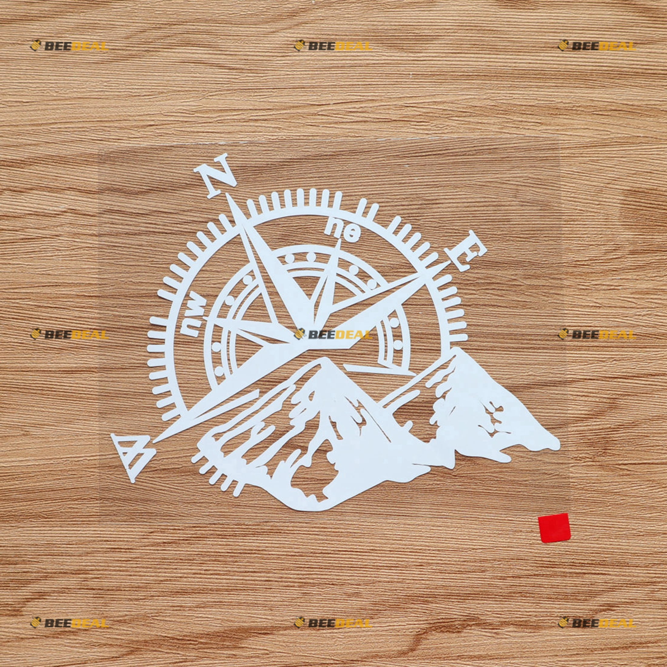 6" White 4X4 Off Road Decal Sticker Compass Mountain Car Vinyl fit for ...