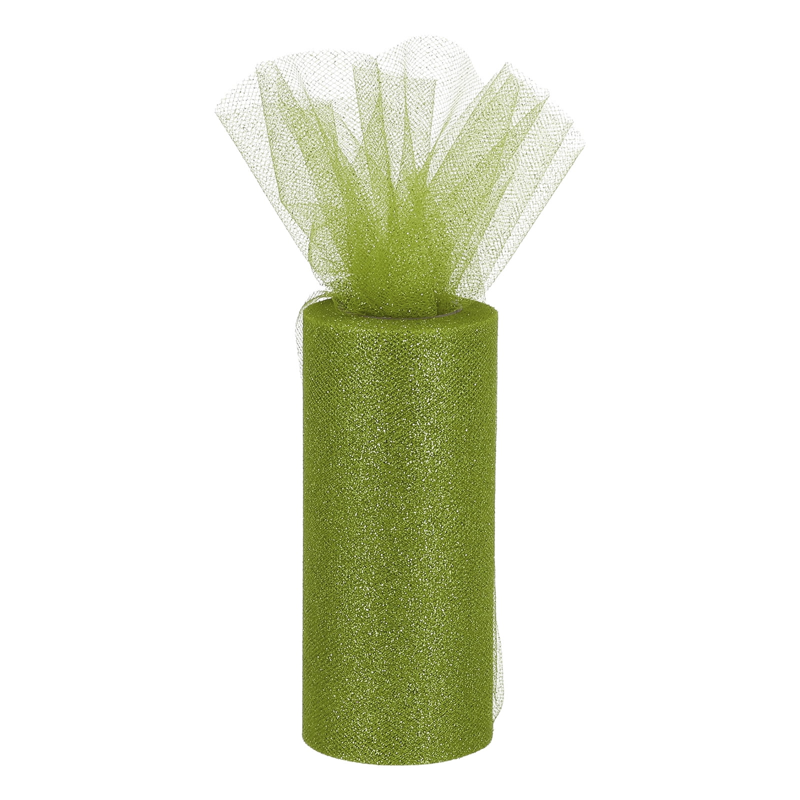 6" Wide 25 Yards Glitter Tulle Ribbon Netting Fabric for Tutu Skirt ...