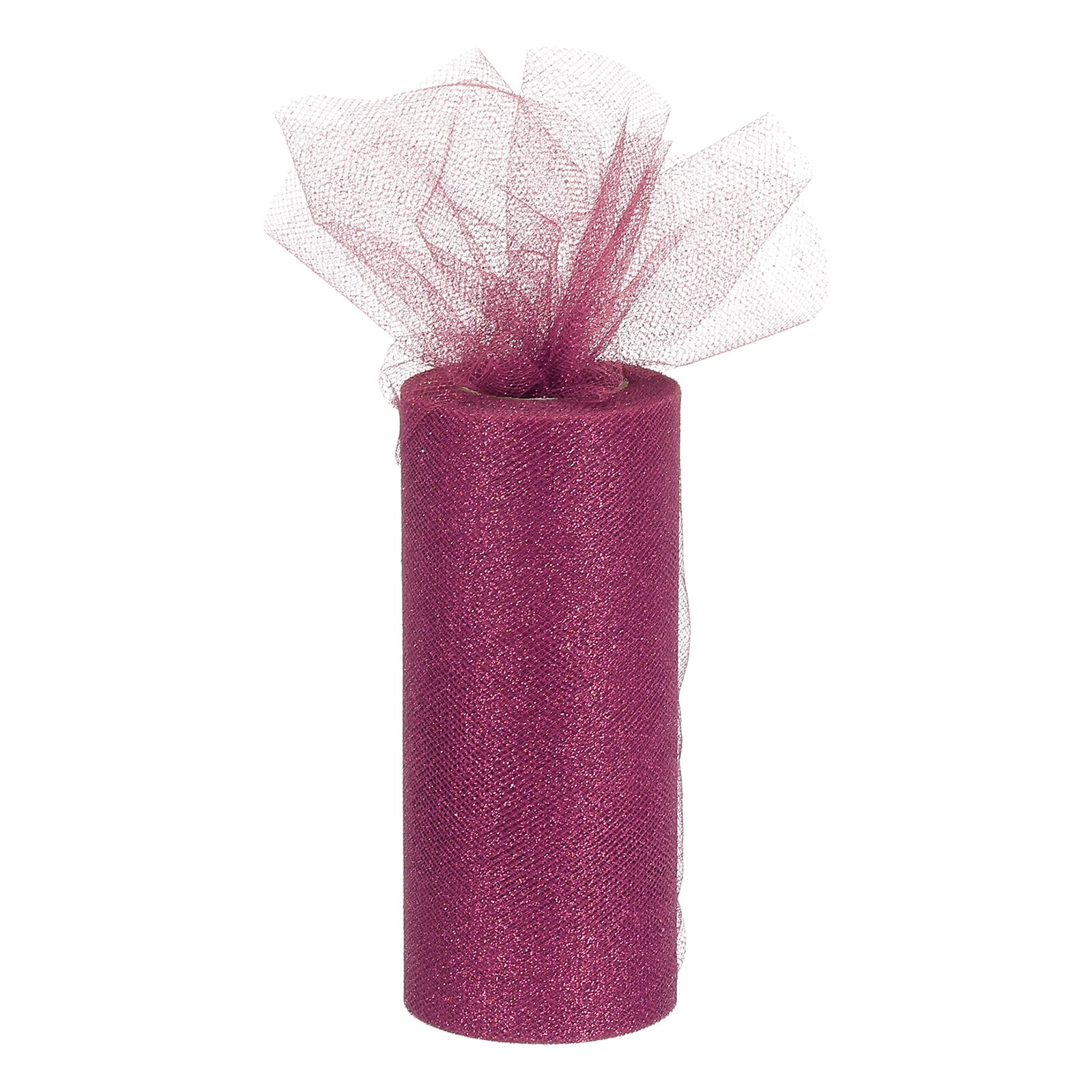 6" Wide 25 Yards Glitter Tulle Ribbon Netting Fabric for Tutu Skirt ...