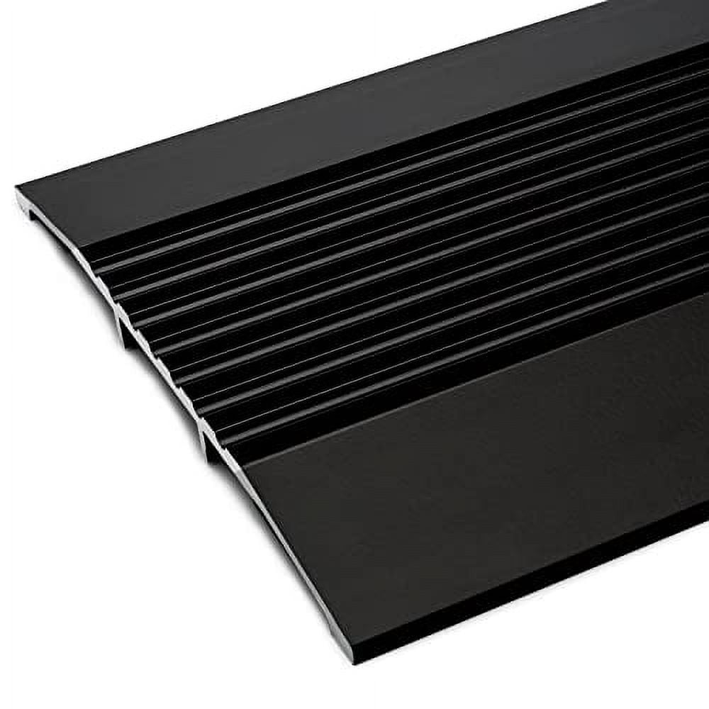 6" Wide x 1/2" High Black Corrugated Threshold (6 FT Long) - Walmart.com