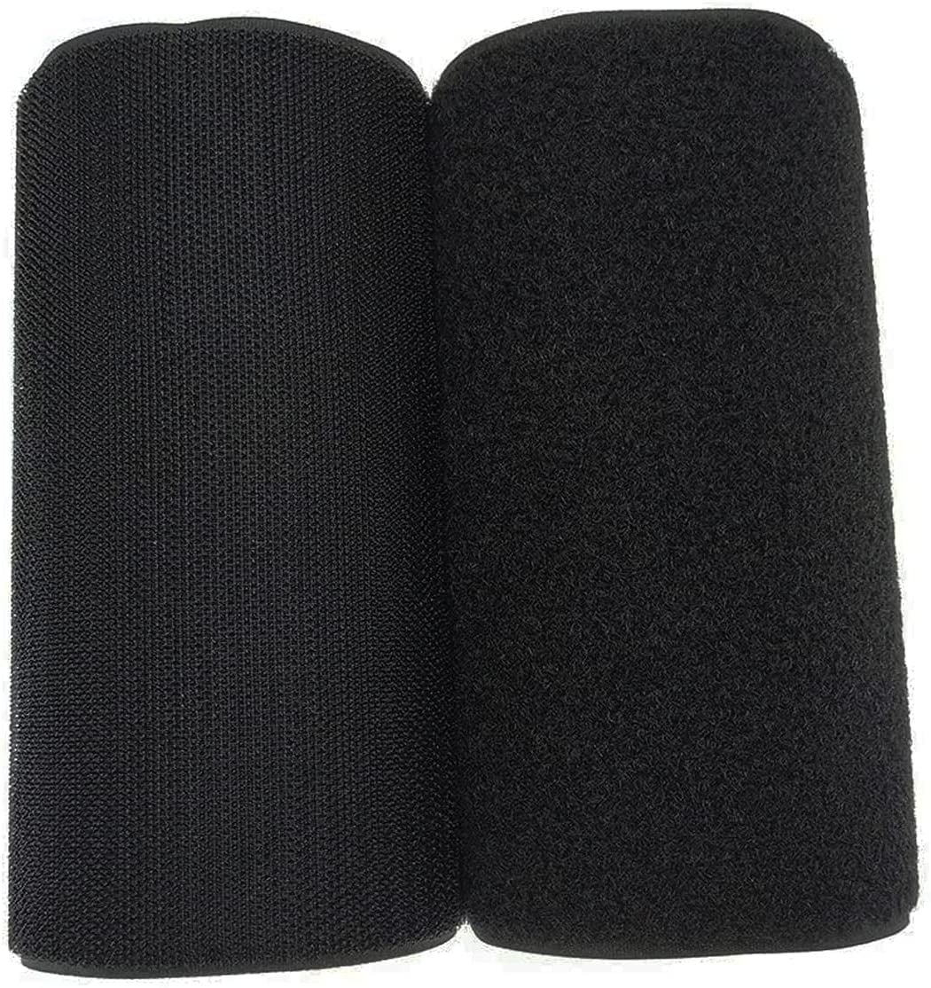 6'' Width x 2 Meters Length Black Sew On Hook and Loop Tape Fastening ...