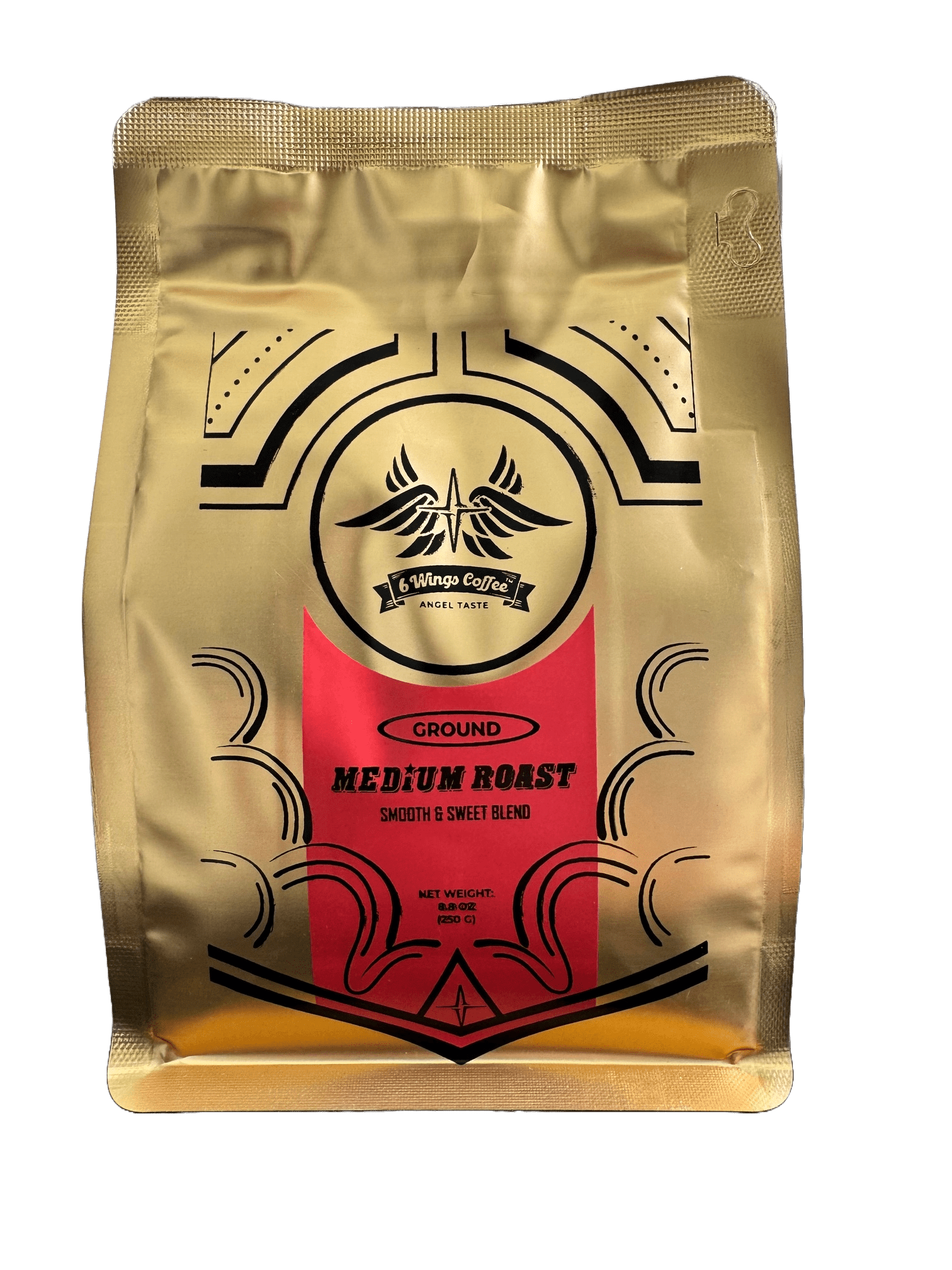 6 Wings Coffee Medium Roast Ground 250 Grams - Walmart.com