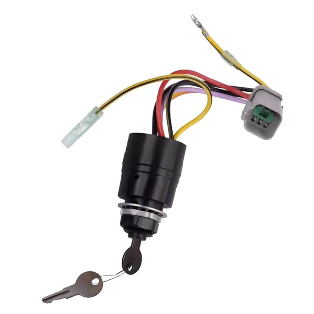 6 Wire Connectors Ignition Switches with 2 Key Remote Ignition Switches ...