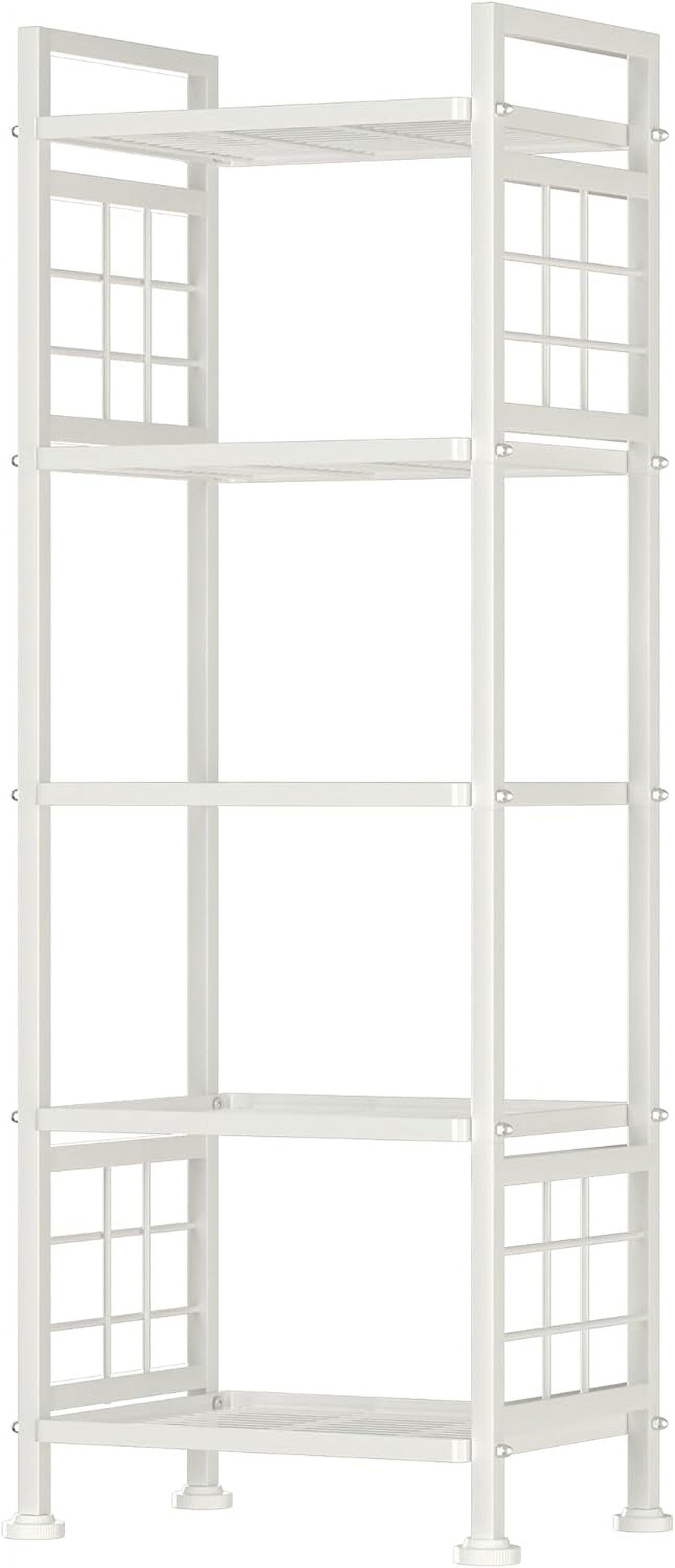 6-Wire Standing Storage Shelf, Metal Shelving Unit Pantry Rack for ...