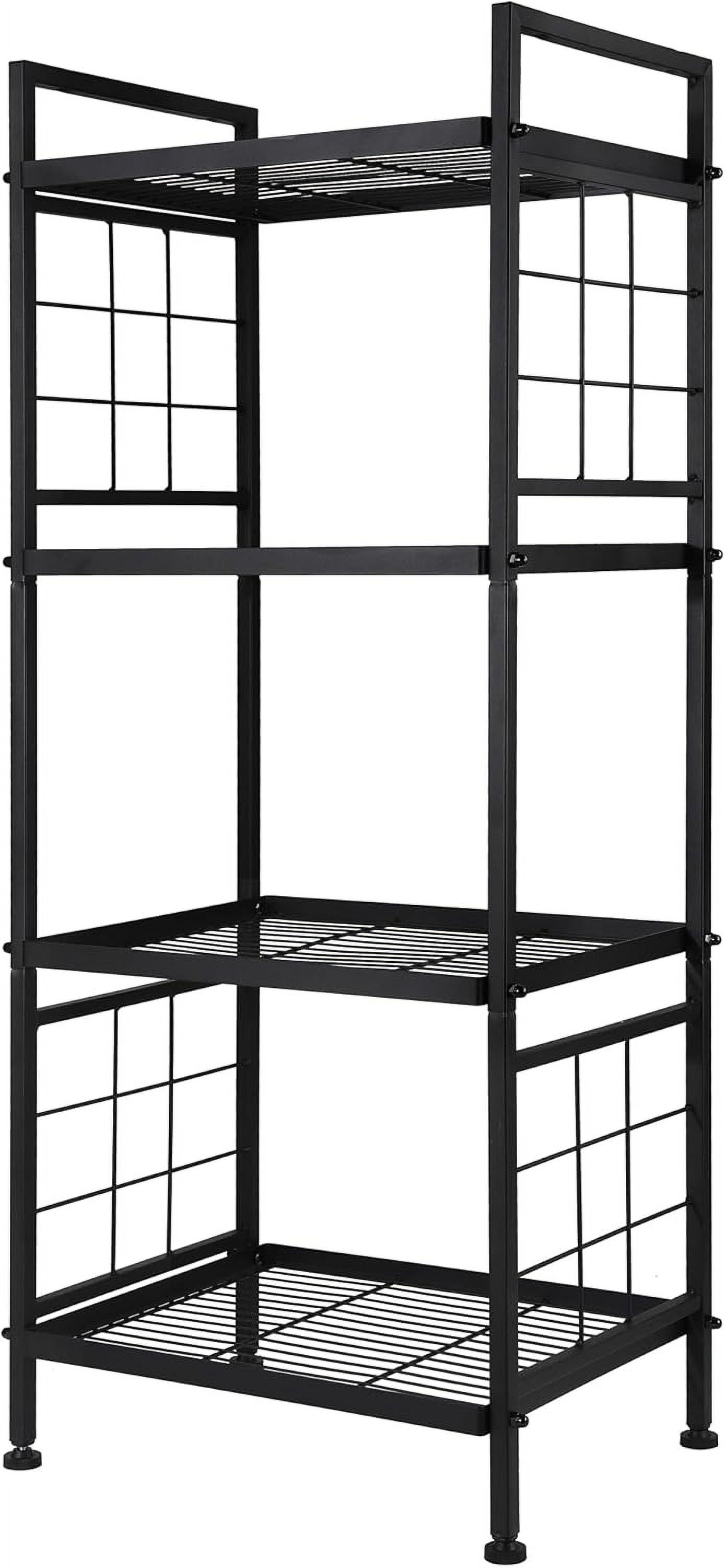 6-Wire Standing Storage Shelf, Metal Shelving Unit Pantry Rack for ...