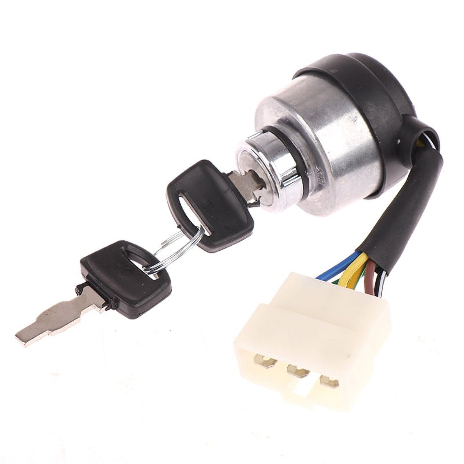 6 Wire Way Gasoline Diesel Generator Gas Ignition Start Key Lock Switch ...