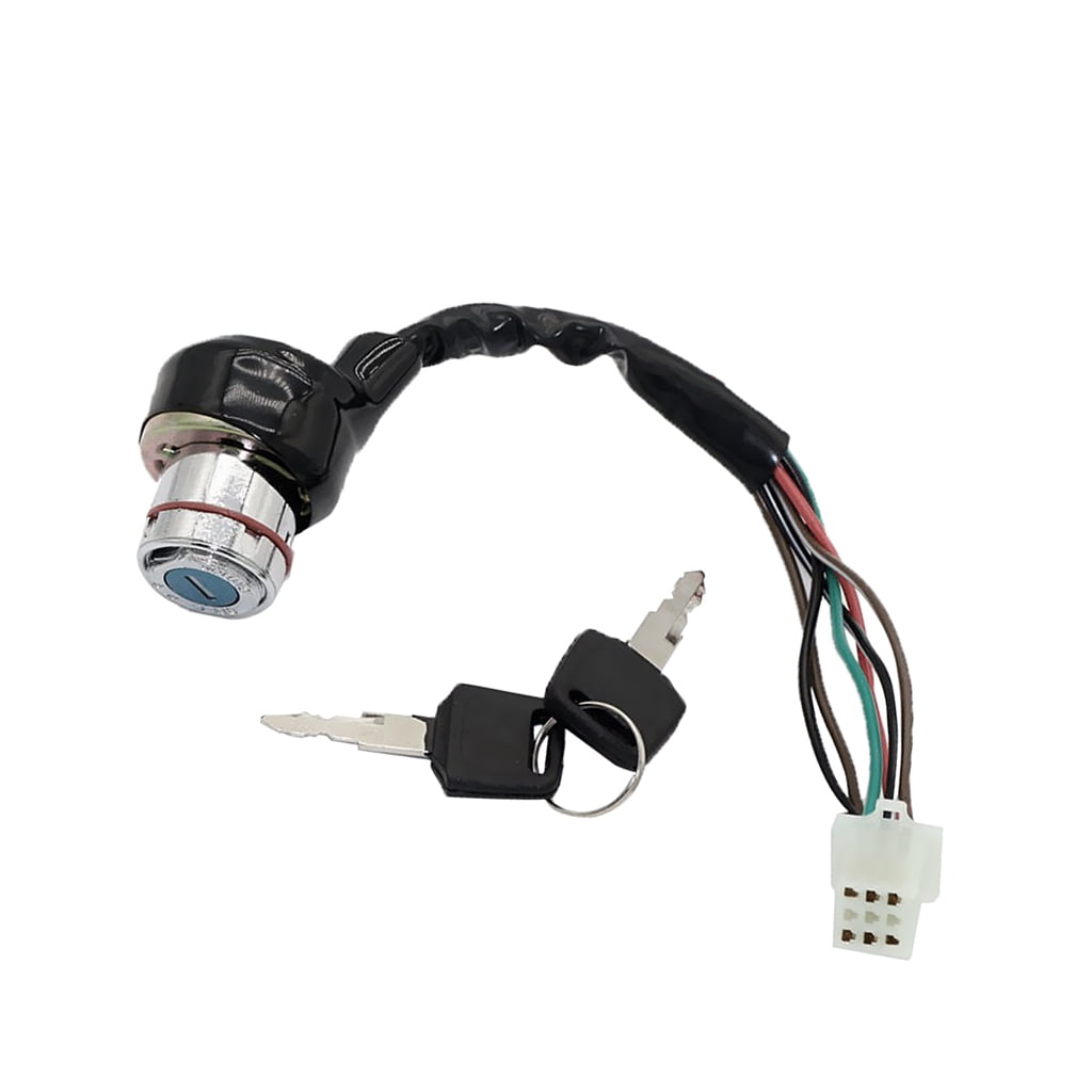 6 Wires Ignition Key Switch 150/200/250cc Quad Dirt Bike ATV - Walmart.com