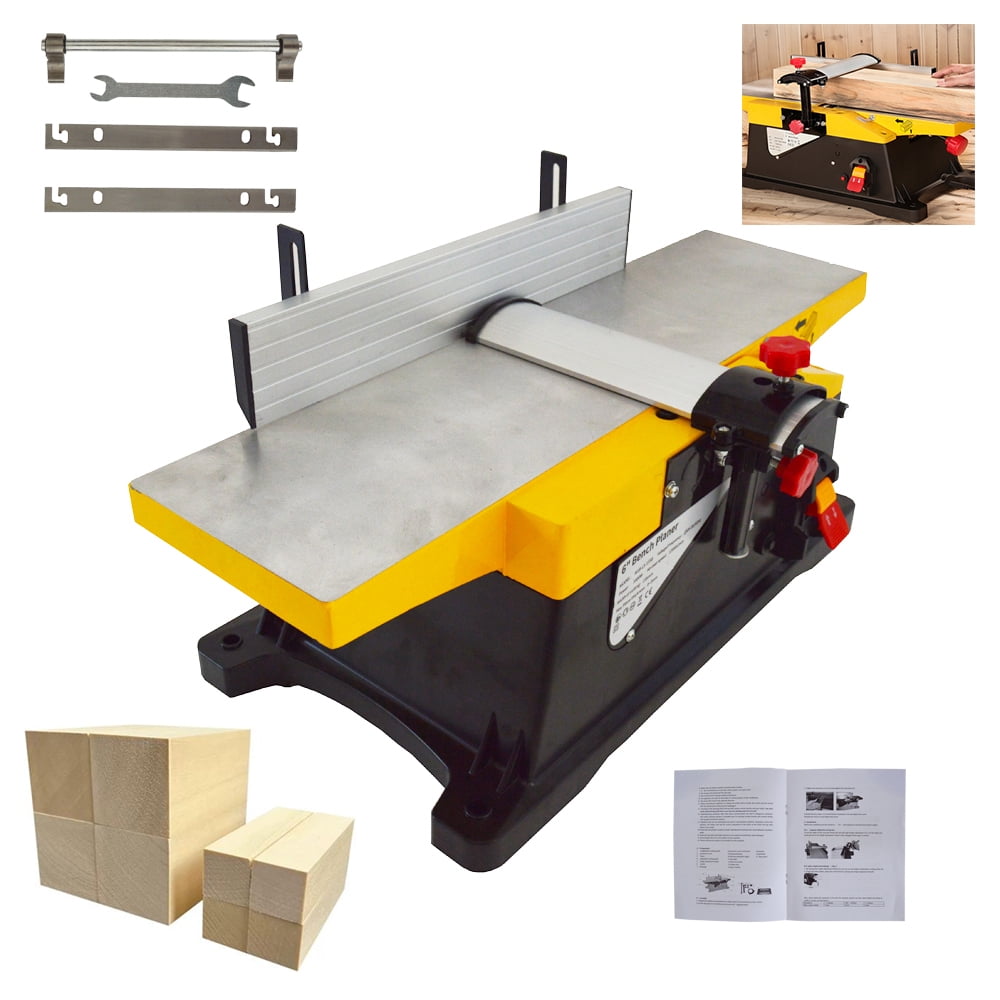 6" Woodworking Planer Bench Small Portable 220V 1800W - Walmart.com